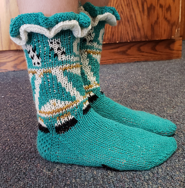 Ravelry: Witch's Sylph Socks pattern by Lillian Robinwhite