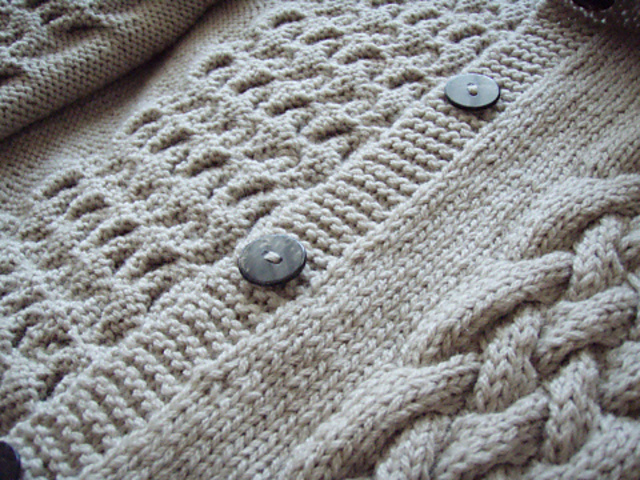 Ravelry: Handknitlife's Smocked Cable Coat