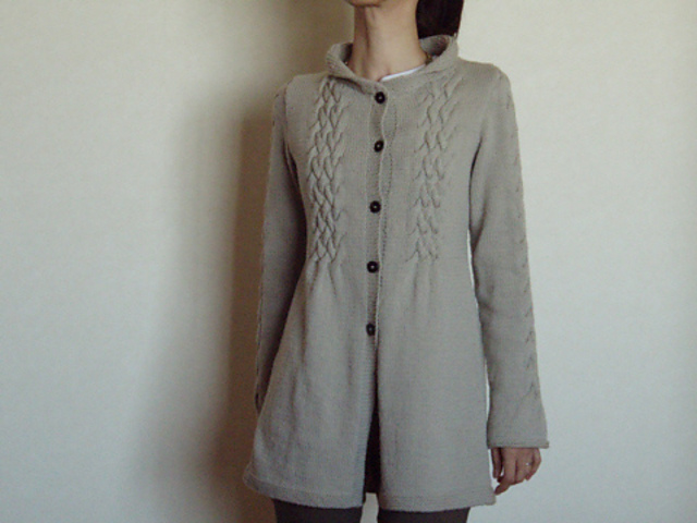 Ravelry: Handknitlife's Smocked Cable Coat