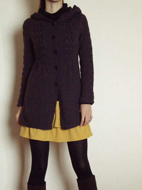 Ravelry: Handknitlife's Smocked Cable Coat 2