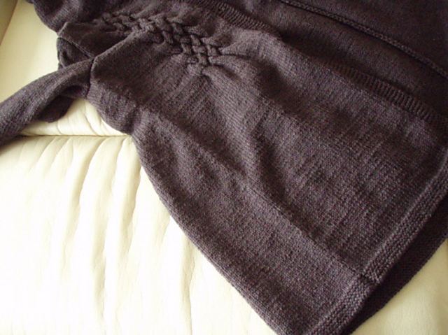 Ravelry: Handknitlife's Smocked Cable Coat 2