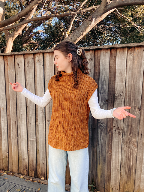 Ravelry: Latte Vest pattern by Zara Lily Purl Design