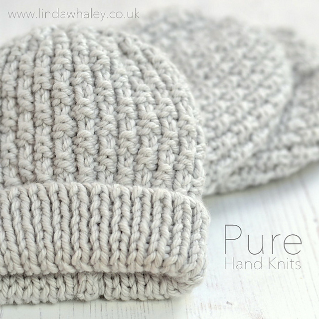 Ravelry: Saros Chunky Simple Textured Hat pattern by Linda Whaley