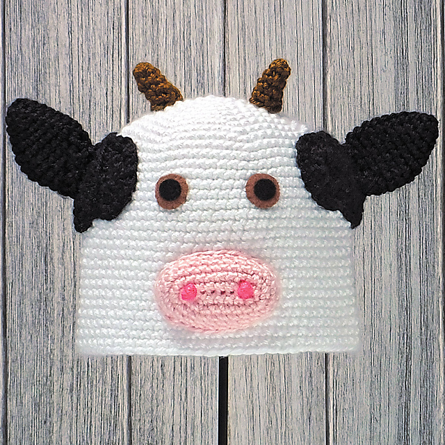 Ravelry: Cow Hat pattern by Linda Wright - Lindaloo Enterprises