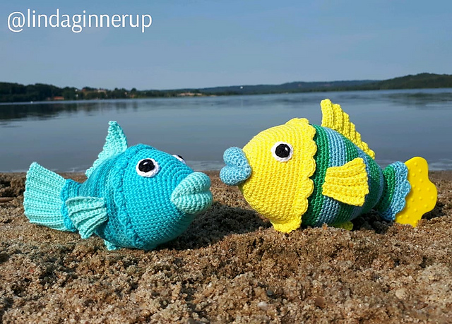Ravelry: Munching Fish pattern by Linda Ginnerup Møller