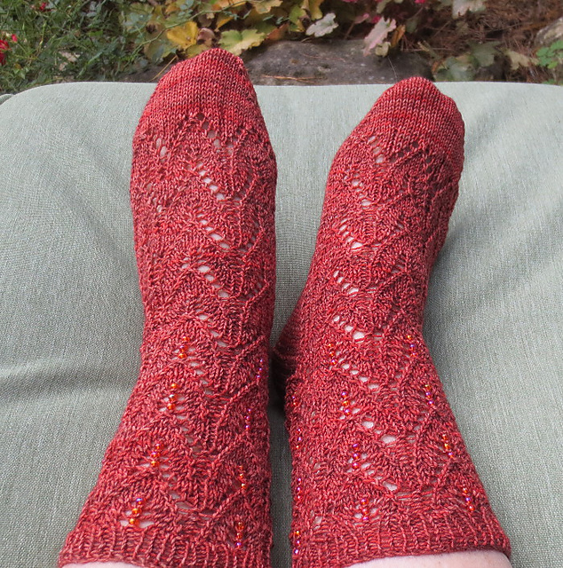 Ravelry: Kamagata Socks pattern by Linda Choo