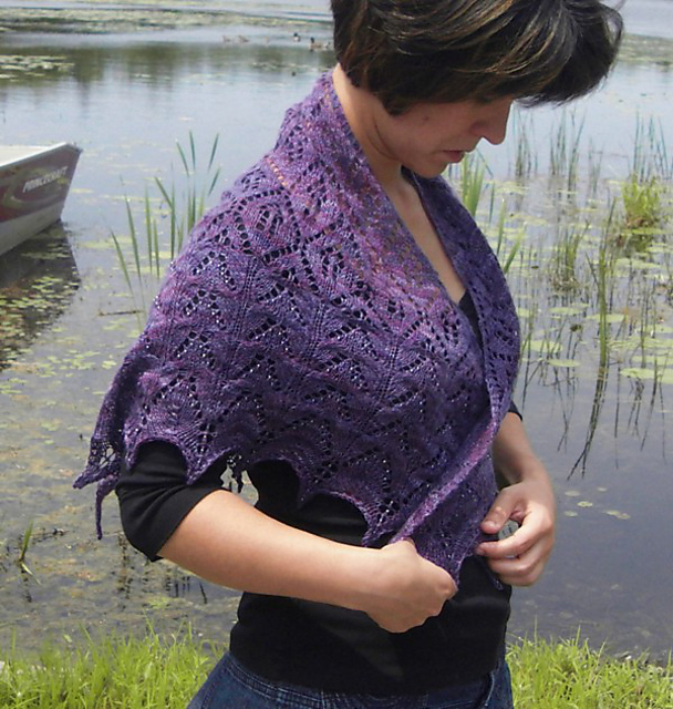 Ravelry: Butterfly Dreams Shawl pattern by Linda Choo