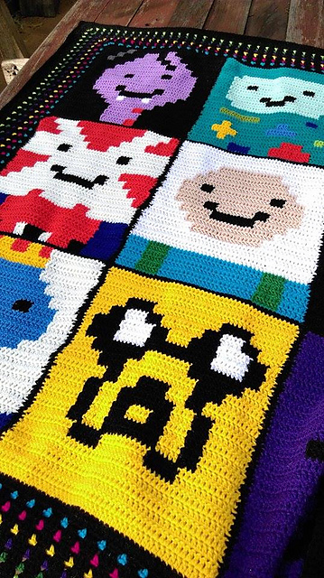 Ravelry: LindaDavie's Adventure Time Blanket