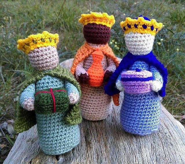 Ravelry: LindaDavie's Christmas Nativity with Three Wise Men