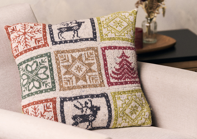 Ravelry: Midwinter Cushion pattern by Martin Storey