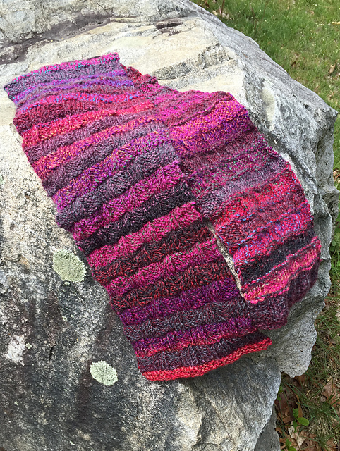 Ravelry: Checkerboard Stripe Scarf pattern by Linda Pratt