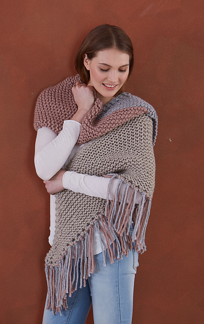 Ravelry: 05353 Wrap pattern by Patons UK