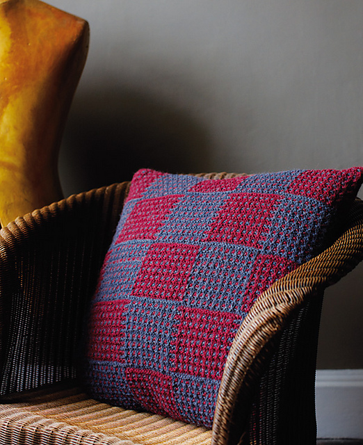 Ravelry: Check-Mate Cushion pattern by Martin Storey