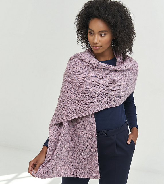Ravelry: Frozen Wrap pattern by Quail Studio