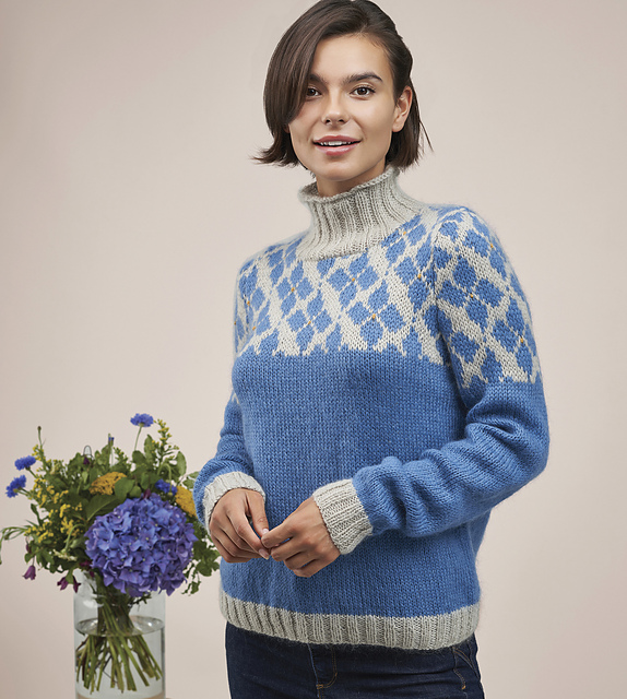 Ravelry: Hydrangea Sweater pattern by Dee Hardwicke