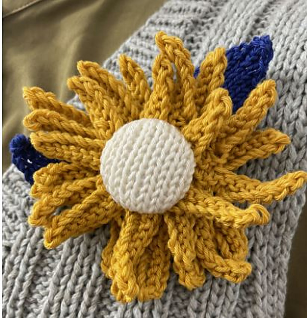Ravelry: Knitted Sunflower pattern by Rowan Design Studio