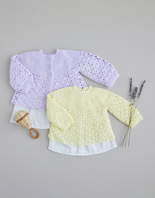 Ravelry: 5483 Angel Top & Matinee Jacket pattern by Sirdar