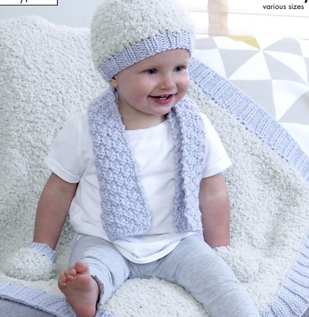 Ravelry: 4974 Baby Set pattern by King Cole Ltd