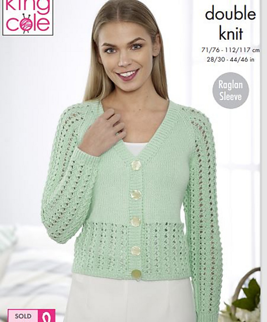 Ravelry: 4517 Lace Cardigans pattern by King Cole Ltd