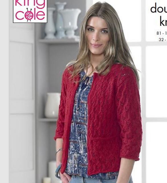Ravelry: 4102 Cardigan and Waistcoat pattern by King Cole Ltd