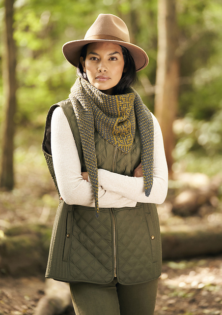 Ravelry: Tweed Shawlette pattern by Knox Mountain Knit Co.