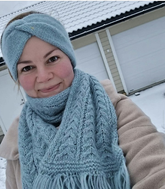 Ravelry: Ginny skjerf pattern by Linda Bjorvand