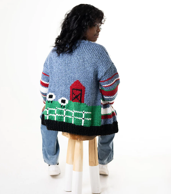 Ravelry: Farm Scene Cardigan pattern by Lion Brand Yarn