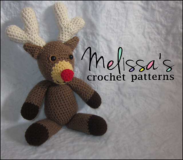 Ravelry: Ricky the Reindeer pattern by Melissa's Crochet Patterns