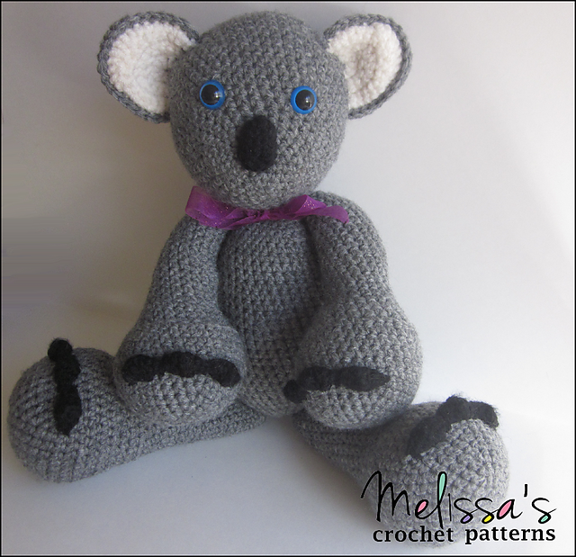 Ravelry: The Adorable Koala Bear pattern by Melissa's Crochet Patterns