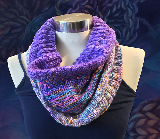 Ravelry: Dripping Paint Cowl pattern by The Knitting Artist