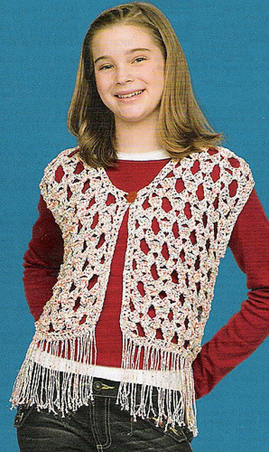 Ravelry: Crochet Vest LC1484 pattern by Lisa Gentry