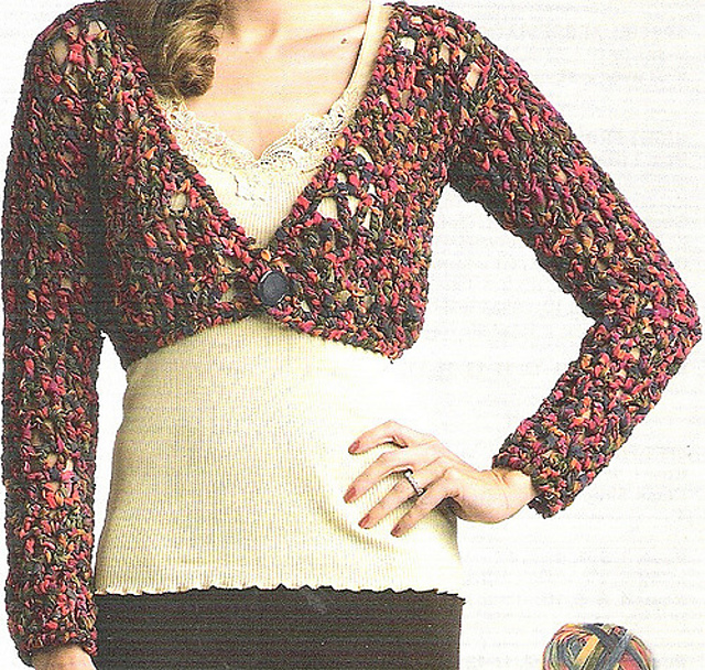 Ravelry: Cropped Jacket pattern by Lisa Gentry