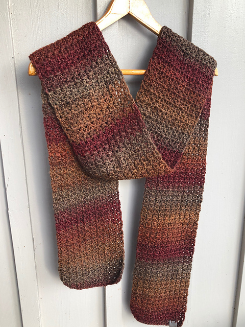 Ravelry: Easy V-Stitch Scarf pattern by Lisa Gentry