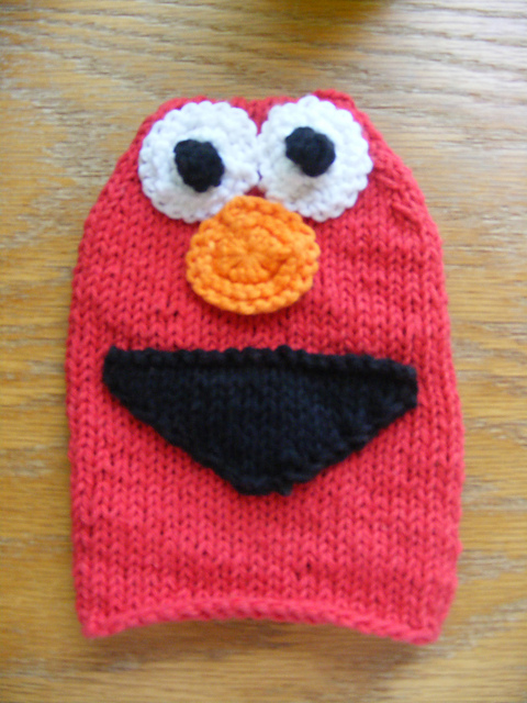 Ravelry: Elmo Bath Mitt pattern by Lisa Spreeman