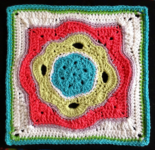 Ravelry: The Lucid Light of Day 9" and 12" Block pattern by SwiftlySparrow