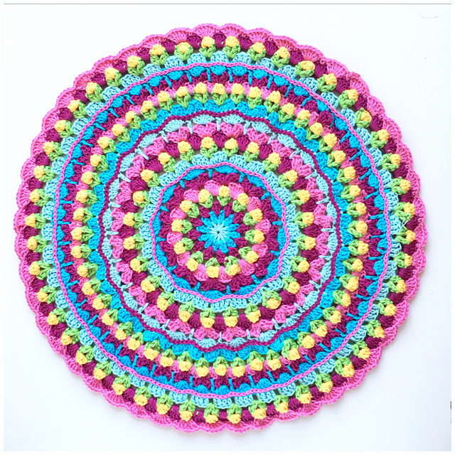 Ravelry: Tulip Mandala pattern by Lisa Berglund