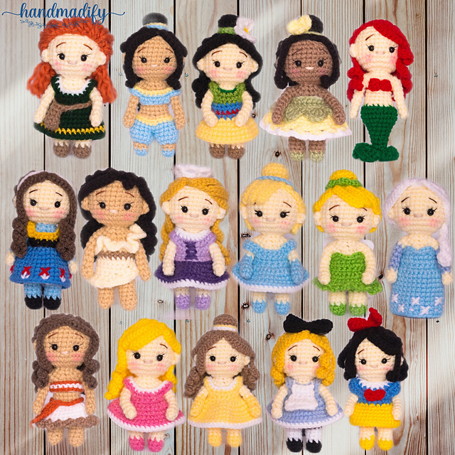 Ravelry: 16 Princess Keychain pattern by Trang Minh
