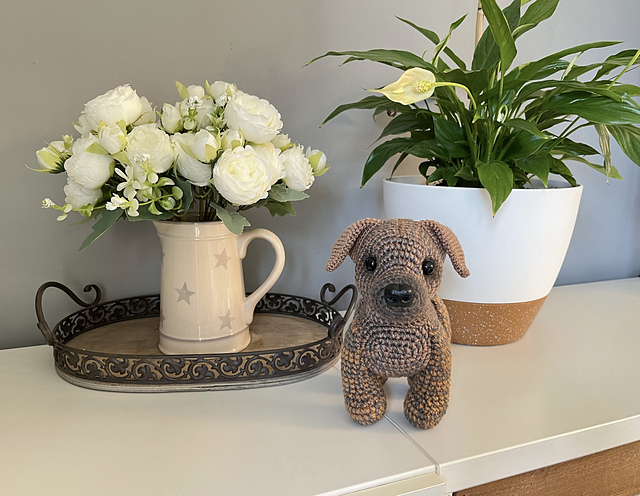 Ravelry: Brindle Staffordshire Bull Terrier pattern by Lisa Widdicombe