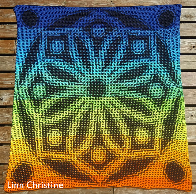 Ravelry: Harmony Throw LFC pattern by Lissa Conley Designs, LLC