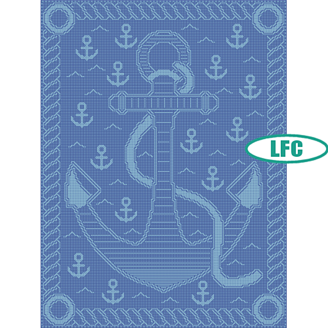 Ravelry: The Anchor LFC pattern by Lissa Conley Designs, LLC