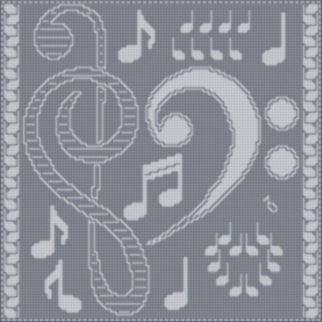 Ravelry: Musical Heart LFC pattern by Lissa Conley Designs, LLC