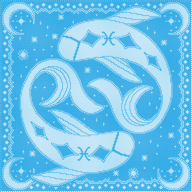 Ravelry: Zodiac Sign Pisces LFC pattern by Lissa Conley Designs, LLC