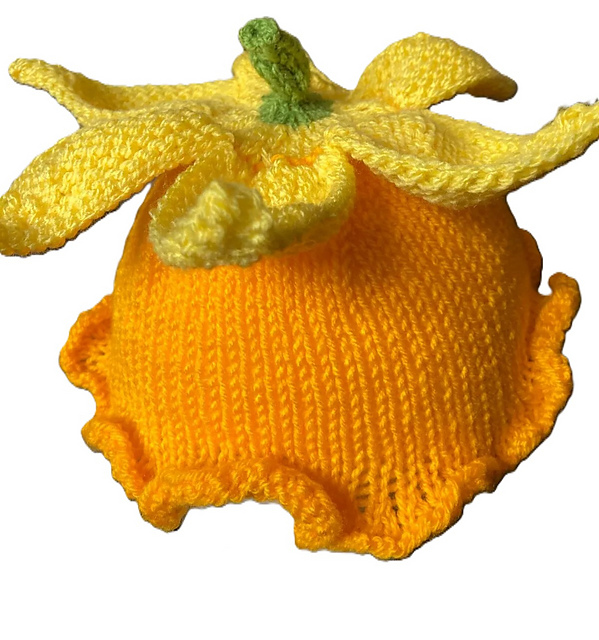 Ravelry: Tete a tete daffodil hat pattern by fran Low