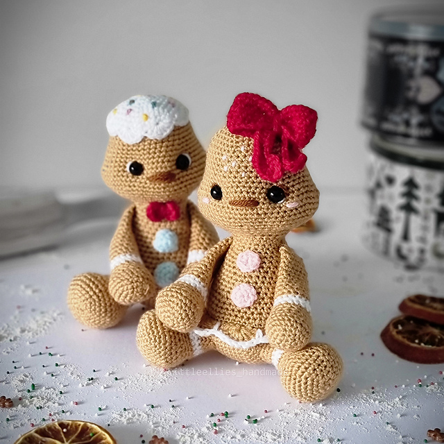 Ravelry: Crunch the Gingerbread Man pattern by Sara Bailey