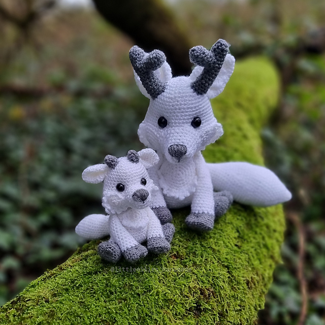 Ravelry: Burdock the Arctic Deerfox pattern by Sara Bailey