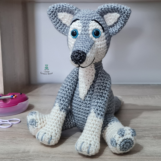 Ravelry: Wilbur the Wolf pattern by Little Green Bear