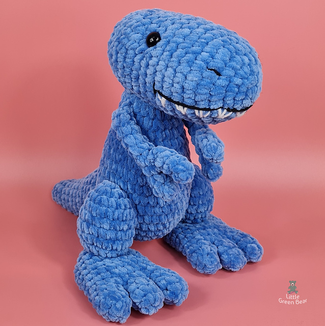 Ravelry: Tom the T-Rex pattern by Little Green Bear