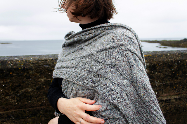 Ravelry: Ferry Times Wrap pattern by Laura Perrem