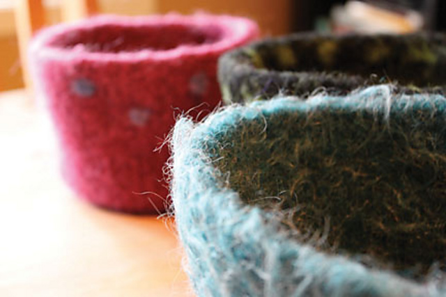 Ravelry: Felted Bowl pattern by Joan Janes
