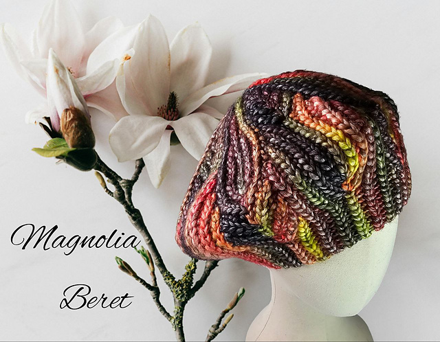 Ravelry: Magnolia Crochet Beret pattern by Liudmyla Hefny